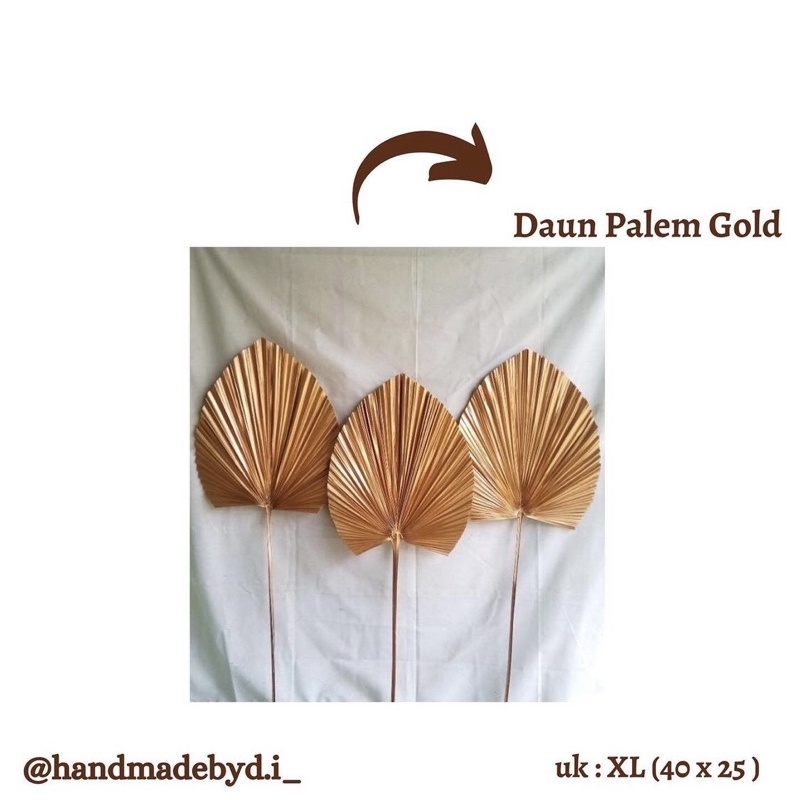 Jual Daun Palem Rustik Gold | Shopee Indonesia