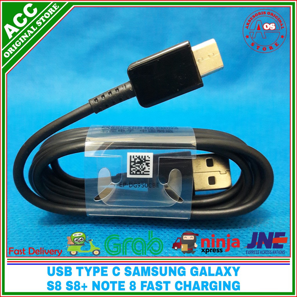 Jual USB Type C ORIGINAL 100% Samsung Type C Hitam Note 7 A3 A5 A7 ...