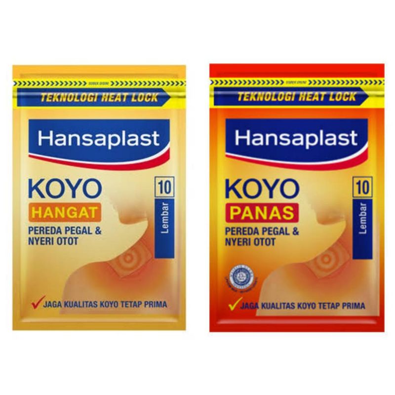 Jual koyo hansaplast hangat panas hot merah kuning / sachet | Shopee Indonesia