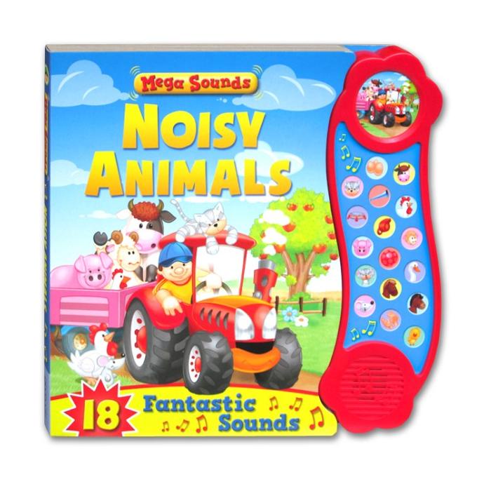 Jual Mega Sounds Noisy Animals Board Book with 18 Fantastic Sounds Lc | Shopee Indonesia
