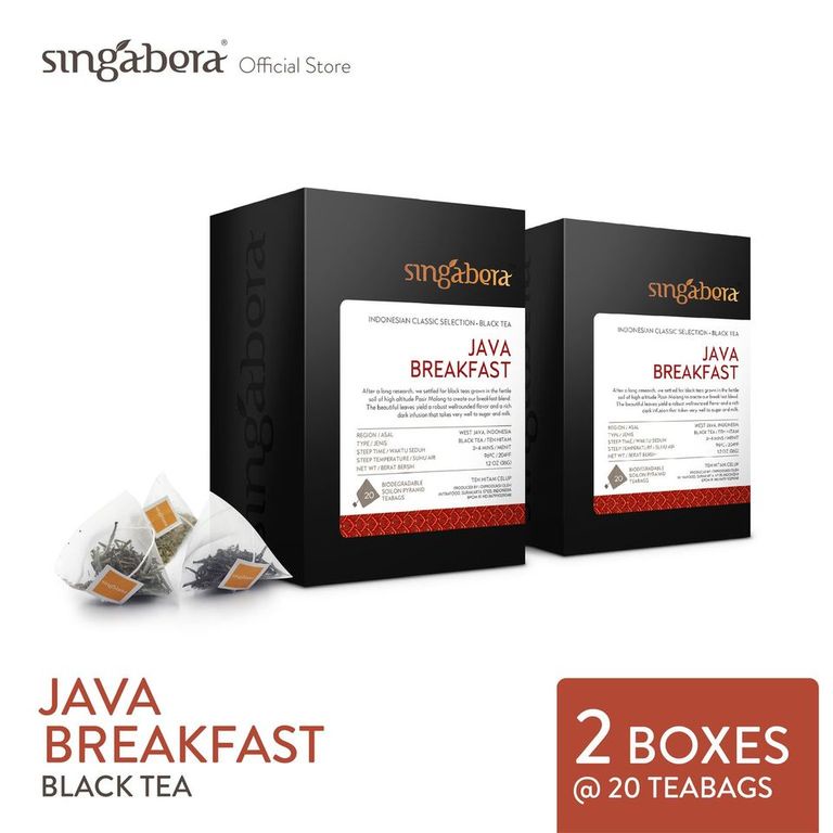 Jual Singabera Java Breakfast - Black Tea / Teh Hitam - 2 box @ 20 ...