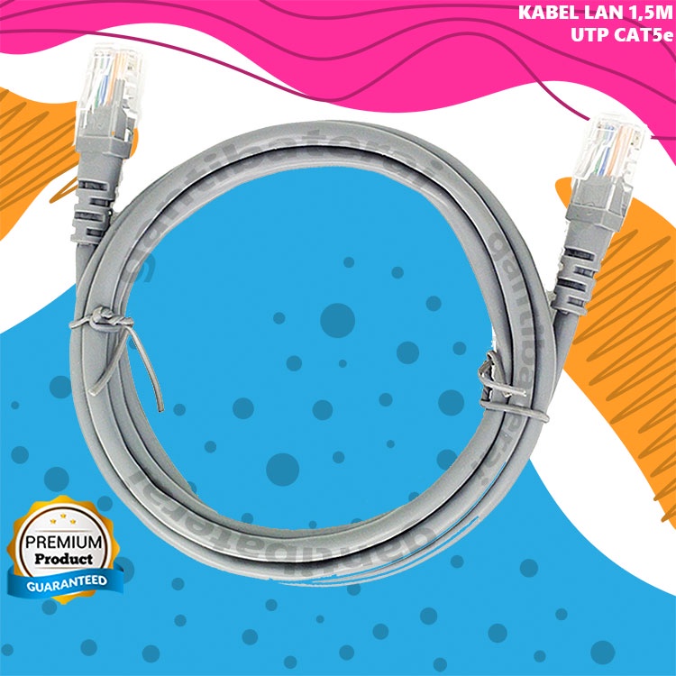 Jual Kabel UTP CAT 5e 1.5 Meter Kabel LAN UTP CAT5e 1.5M New | Shopee ...