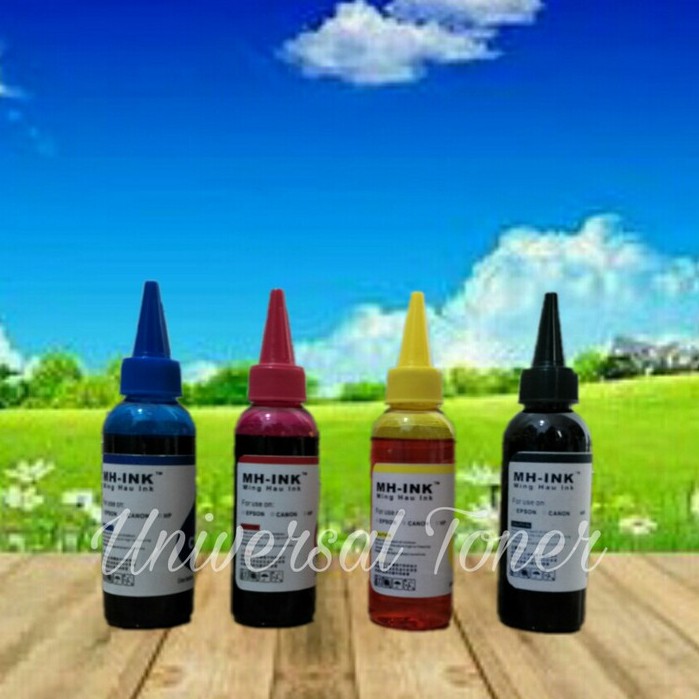 Jual Tinta Cair DYE Korea For Use In Printer HP Ink Jet COLOR 100ML ...