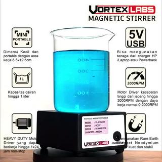 Jual VORTEXLAB Magnetic Stirrer Portable Magnetic Mixer Vortex Mixer ...