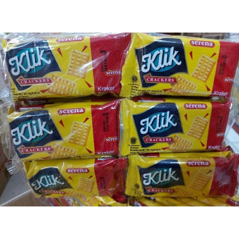 Jual Roti klik crackers 20 pcs snak roti serena roti buat mancing wader ...
