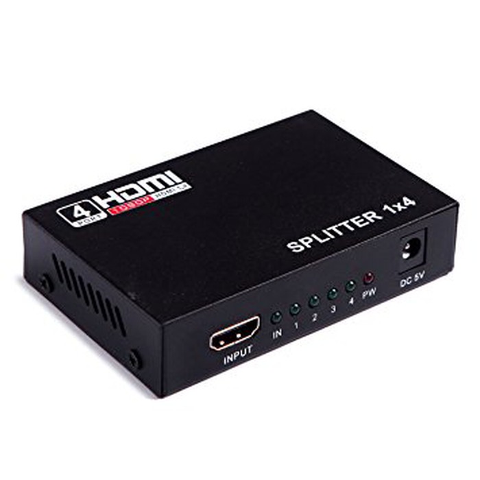 Jual Hdmi Splitter 4 Port / Splitter Hdmi 4 Port | Shopee Indonesia