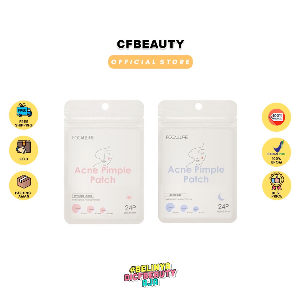 Jual FOCALLURE Spot Patch Acne Treatment Day/Night | Shopee Indonesia