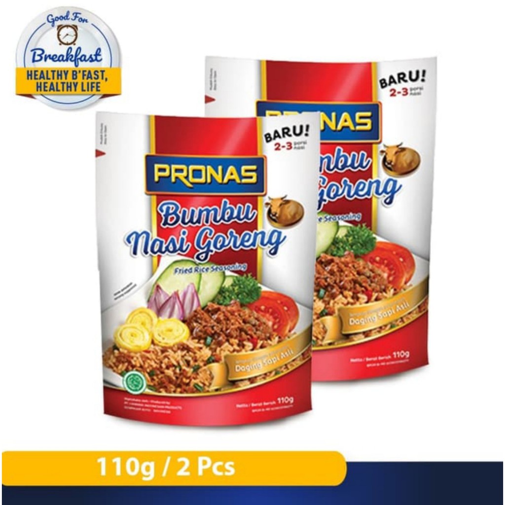 Pronas Bumbu Nasi Goreng Sapi 110 g bundling 2 pcs | Shopee Indonesia