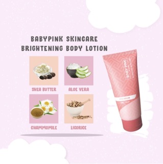 Brightening Body Lotion Babypink Skincare Baby Pink Skin Care Lotion ...