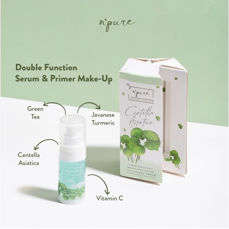 Jual NPURE Silky Face Primer Serum Centella Asiatica (Cica Series ...
