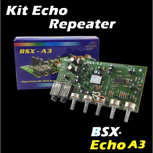 Jual Kit Echo BSX A3 Bell Input 2 Mic Pre-Amplifier Tone Control Bass ...