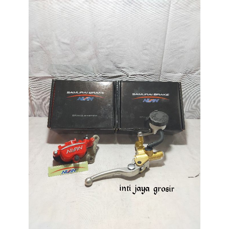 Jual Master Rem Nissin Samurai Kanan Dan Kaliper Depan Nissin Samurai Semua Motor | Shopee Indonesia