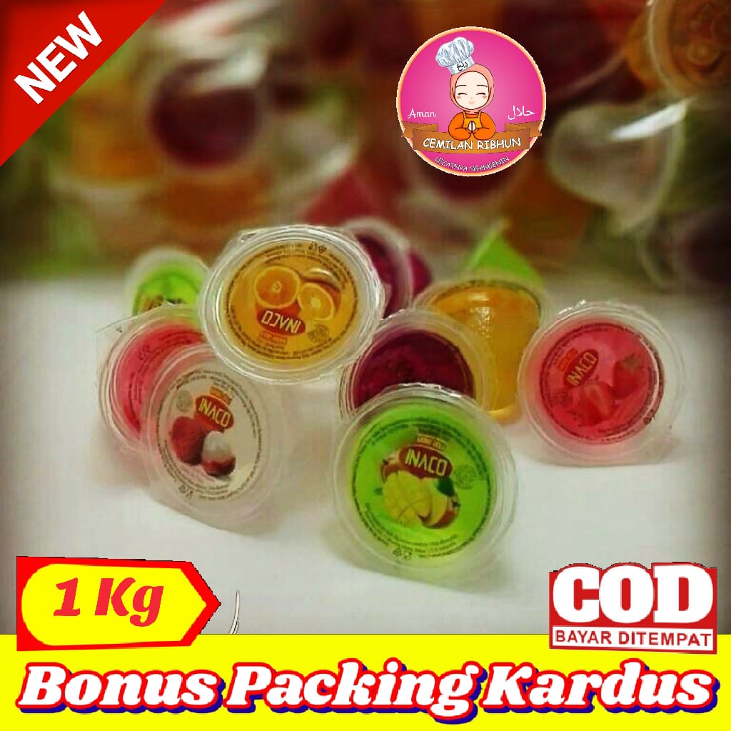 Jual [1Kg] Ager Mini Inaco / Inaco Jelly Mini Rasa Buah-Buahan Segar ...