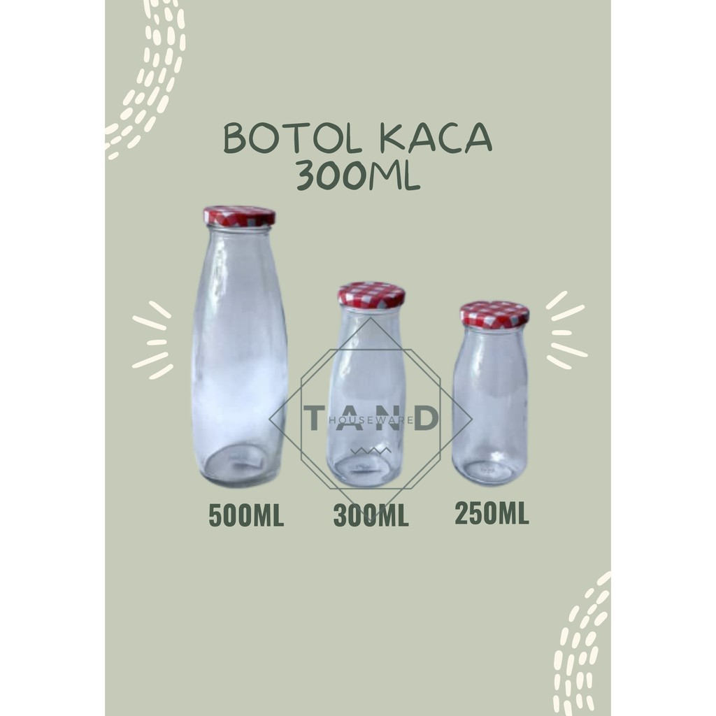 Jual Botol susu kaca / milk bottle 300ml ready stock (1 pcs) | Shopee ...