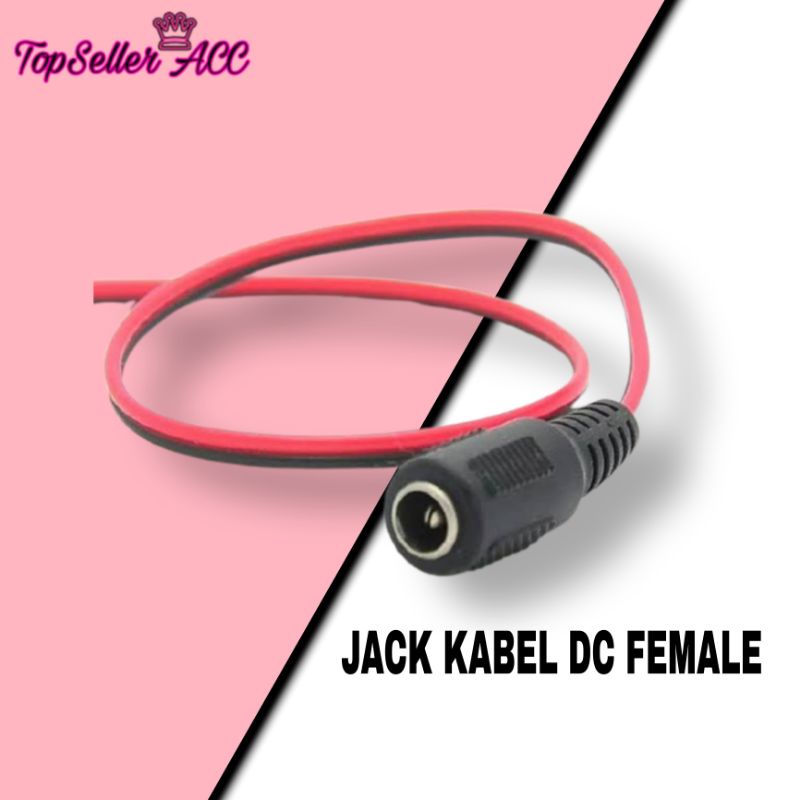 Jual KABEL DC FEMALE JACK CCTV KABEL DC CEWE. | Shopee Indonesia