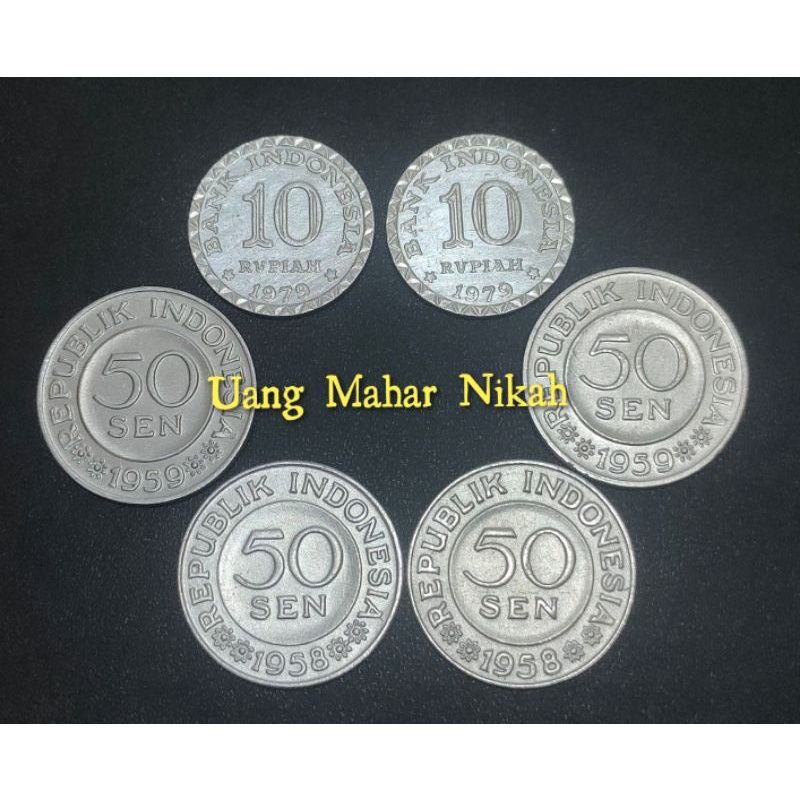 Jual uang kuno koin mahar 22 Rupiah 6 keping | Shopee Indonesia