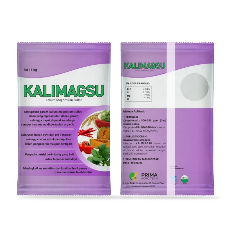 Jual KALIMAGSU Pupuk Kalium Magnesium Sulfat Alami 1000 gr | Shopee ...
