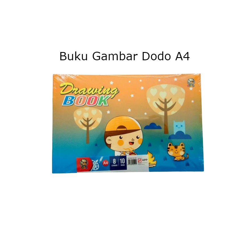 Jual Buku Gambar DODO A4 (20 x 30 cm) 8 lembar - Satuan | Shopee Indonesia