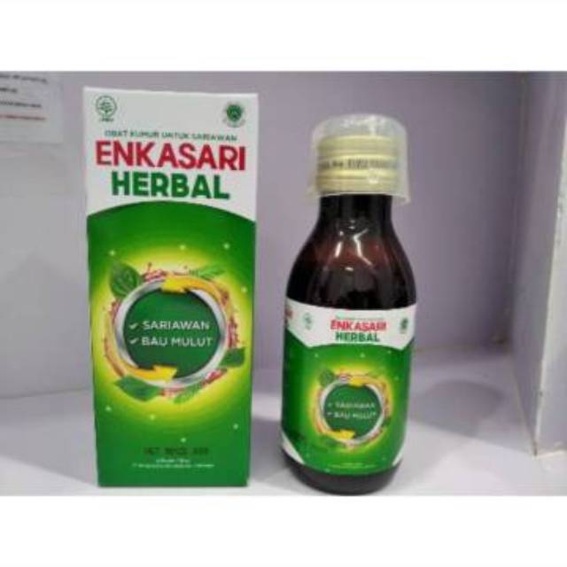 Enkasari Herbal 120ml // Obat Kumur Herbal | Shopee Indonesia