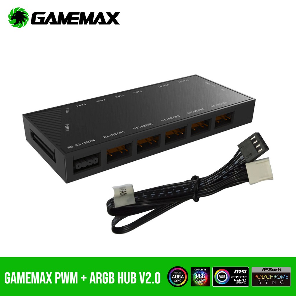 Jual GAMEMAX PWM+ARGB HUB V2.0 | Shopee Indonesia