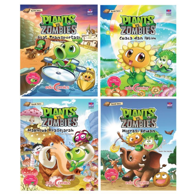 Jual Buku Komik Sains Educomics Plants Vs Zombies : Migrasi Hewan Makhluk Prasejarah Cuaca Dan ...