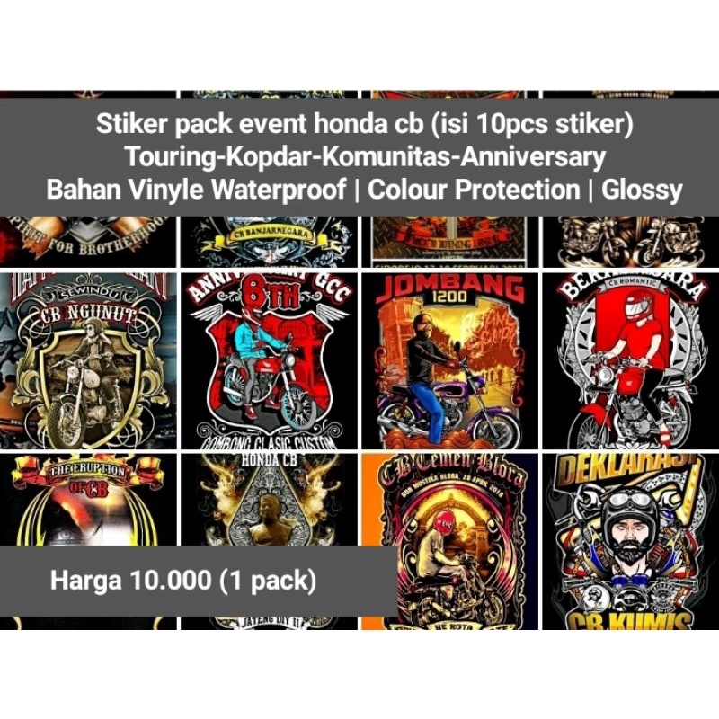 Jual stiker cb/stiker acara cb/stiker touring cb/stiker club cb ...