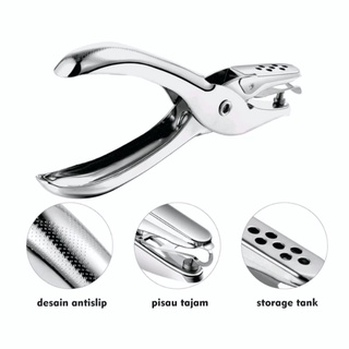 Jual Alat Plong Pelubang Kertas Kartu Lubang 6 mm Perforator Satu One ...