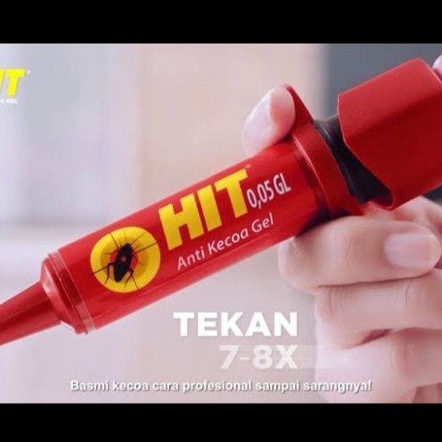 Jual Pembunuh Pembasmi Kecoa HIT Anti Kecoa Gel 20 gr 0.05GL Bisa Tahan ...
