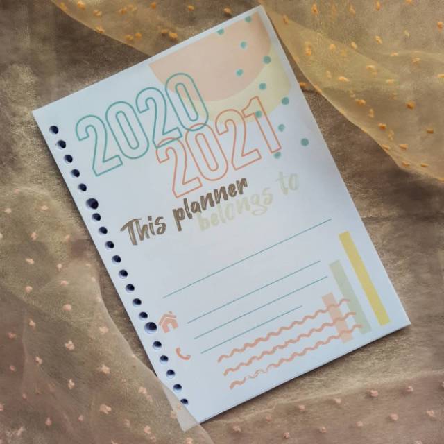 Jual BINDER PLANNER 2020-2021 EDITION (PAPER ONLY) | Shopee Indonesia