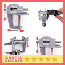 Jual Alat Jepit Mini Clamp Meja Klem Catok Vise Table Alumunium ...