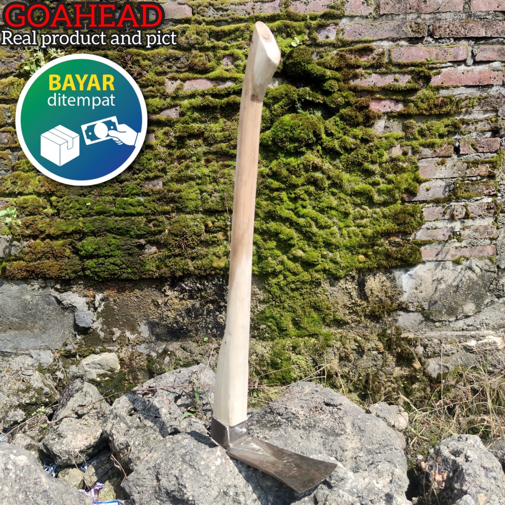 Jual Ganco Pasang Doran Gagang Kayu Jati Termurah - Ganco Cangkul Tanah ...