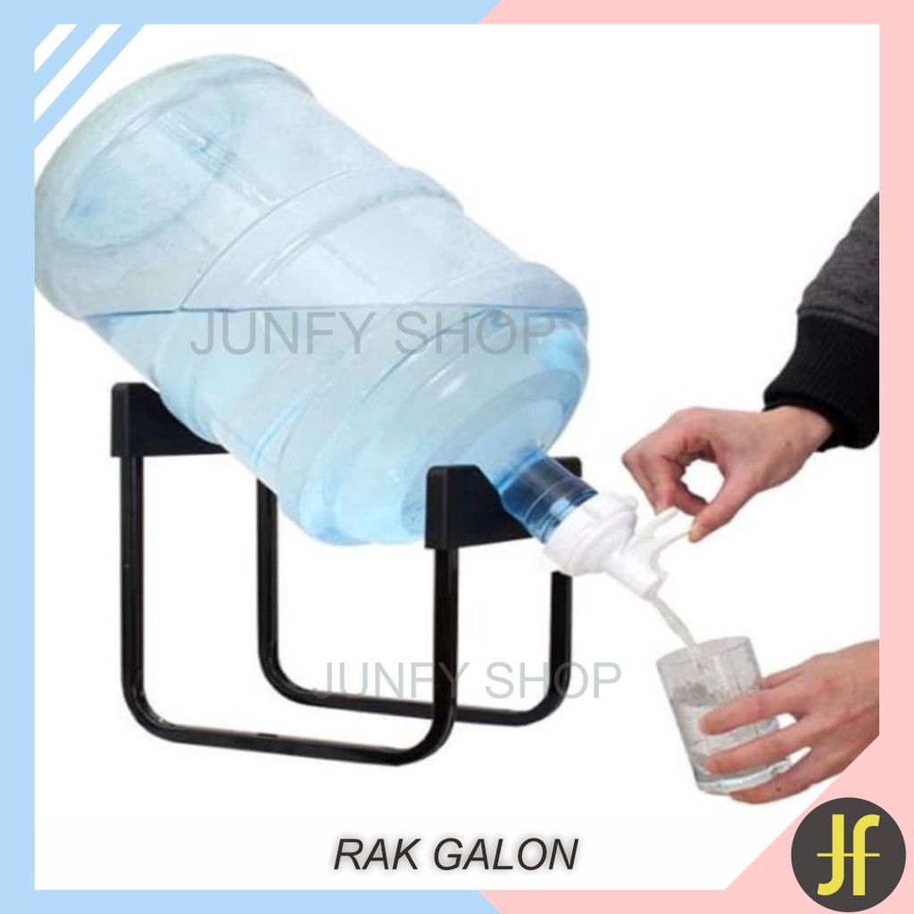 Jual J013 Rak Galon air mineral / RAK KAKI GALON AIR BESI plus KRAN ...
