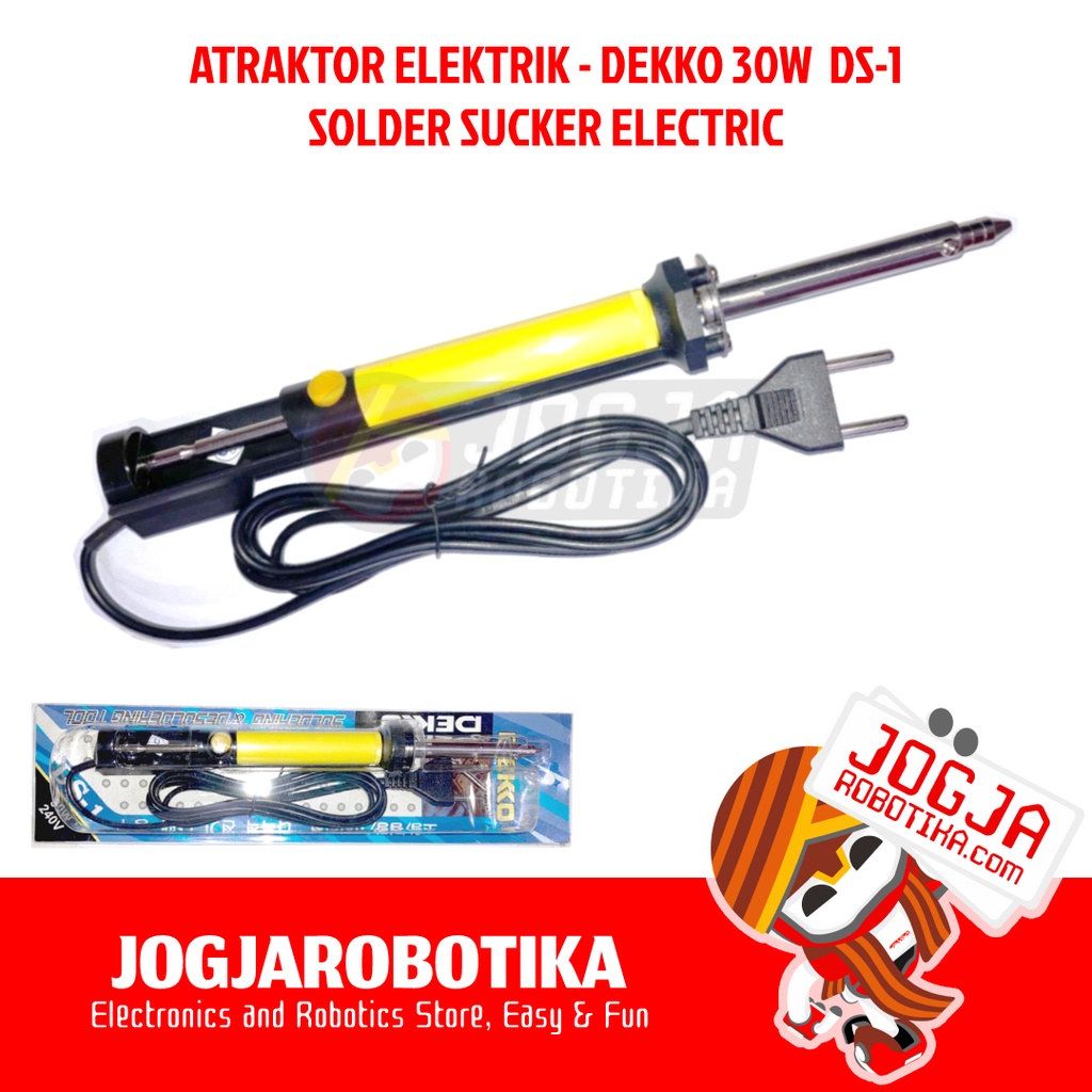 Jual ATRAKTOR ELEKTRIK SOLDER SUCKER ELECTRIC DEKKO DS-1 30W | Shopee ...