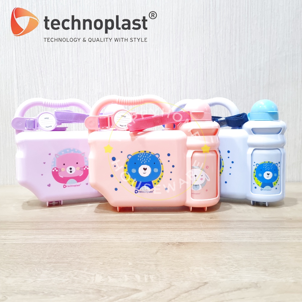 Technoplast Paket Bekal SCHOOL BOX design Tiny Tedy Kotak Bekal & Botol ...