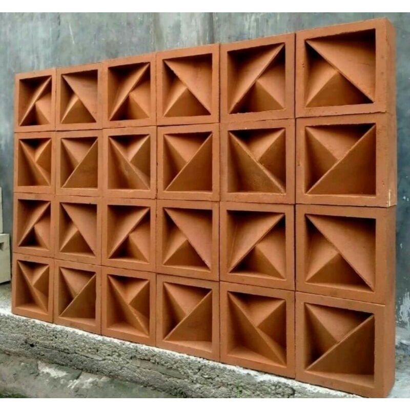 Jual Roster Beton Terlaris Di Jakarta Motif Merah Teracota DC ART ...