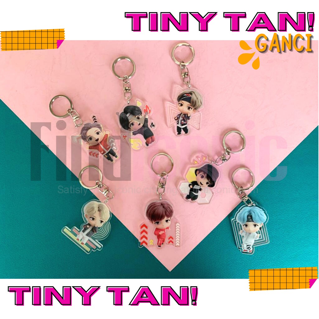 Jual Gantungan Kunci Tinytan - Ganci BTS Tinytan - Gantungan Kunci Akrilik - Akrilik BTS Tinytan ...
