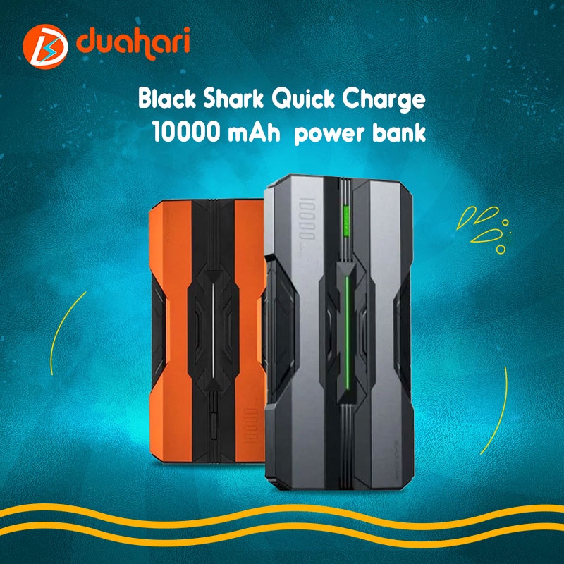 Jual Black Shark Power Bank 10000 mAh Quick Charge Power Bank Black ...