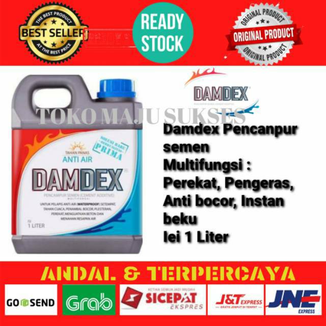 DAMDEX DAMDEK PENGERAS COR BETON ANTI BOCOR PELAPIS BAK KOLAM ANTI ...