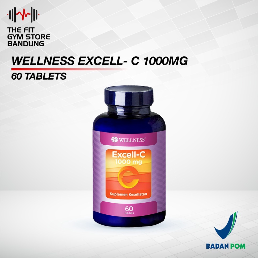 Jual Wellness Excel-C 1000mg 60 Tabs Vitamin-C | Shopee Indonesia