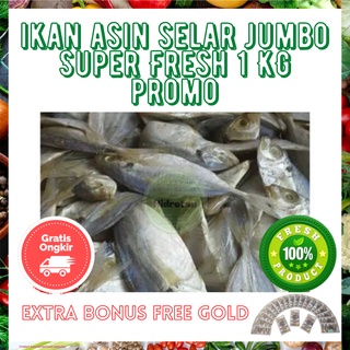 Jual Ikan Asin Selar Jumbo 1 kg - Bahan Pokok Murah | Paket Makanan ...