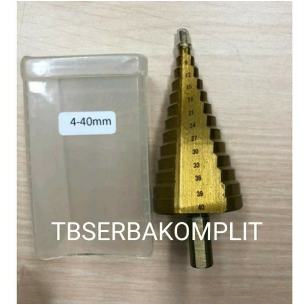 Jual Mata Bor Susun 4-40 mm HSS RICH Matabor Pagoda 4mm - 40mm Step ...
