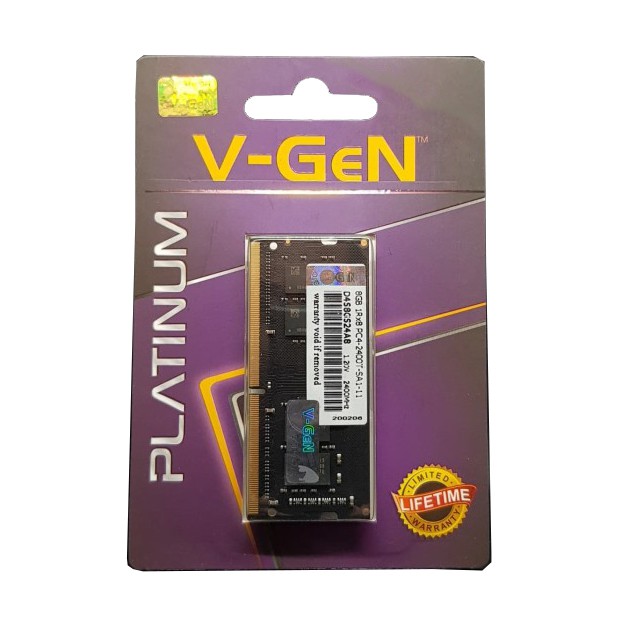 Jual RAM DDR4 SODimm V-GeN Platinum 8GB PC19200/2400Mhz (Memory Laptop ... Jual RAM DDR4 SODimm V-GeN Platinum 8GB PC19200/2400Mhz (Memory Laptop ...