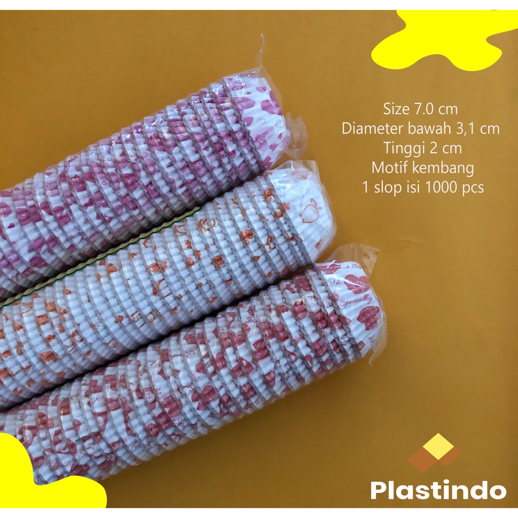 Jual Cake Case Merk Lotus 7 cm Motif Cantik | Cup Cake Cases | Cup ...