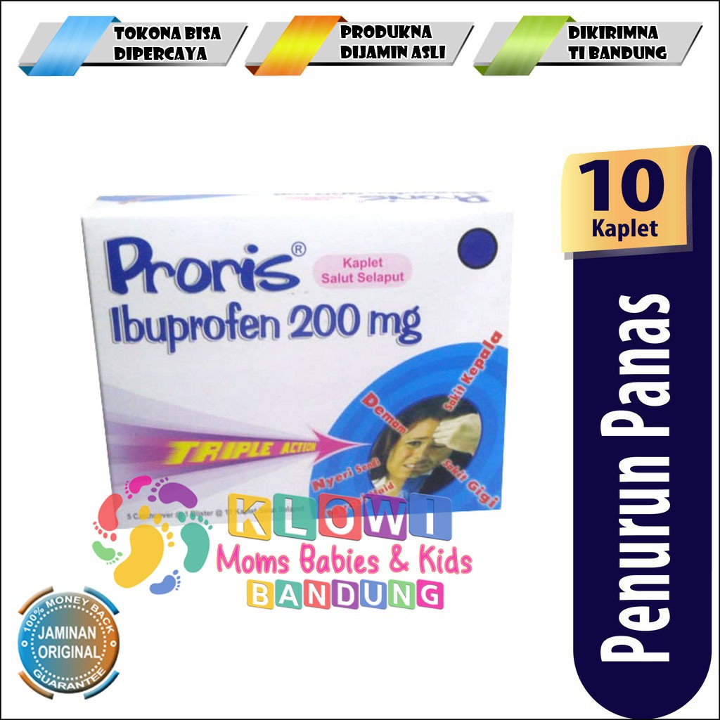 Jual Proris 200 Mg 10 Kaplet (Penurun Panas) | Shopee Indonesia