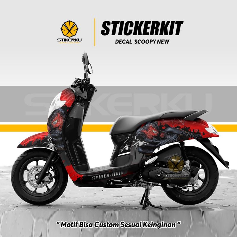 Jual sticker decal scoopy new fullbody design sticker dan bisa custom ...