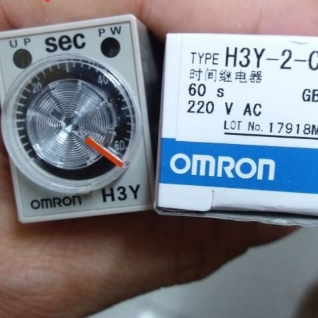 Jual Timer omron H3Y-2-C 60S 220V AC | Shopee Indonesia