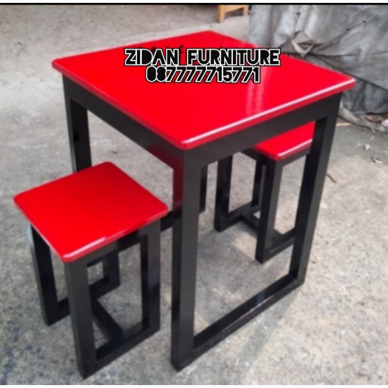 Jual meja makan meja warung meja cafe meja resto meja bakso kayu jati ...