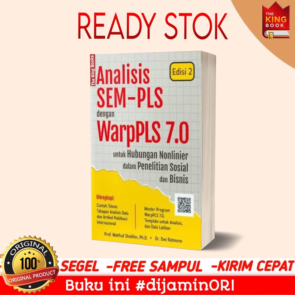 Jual Buku Analisis SEM-PLS Dengan WarpPLS 7.0 Untuk Hubungan Nonlinier Dalam Penelitian Sosial ...