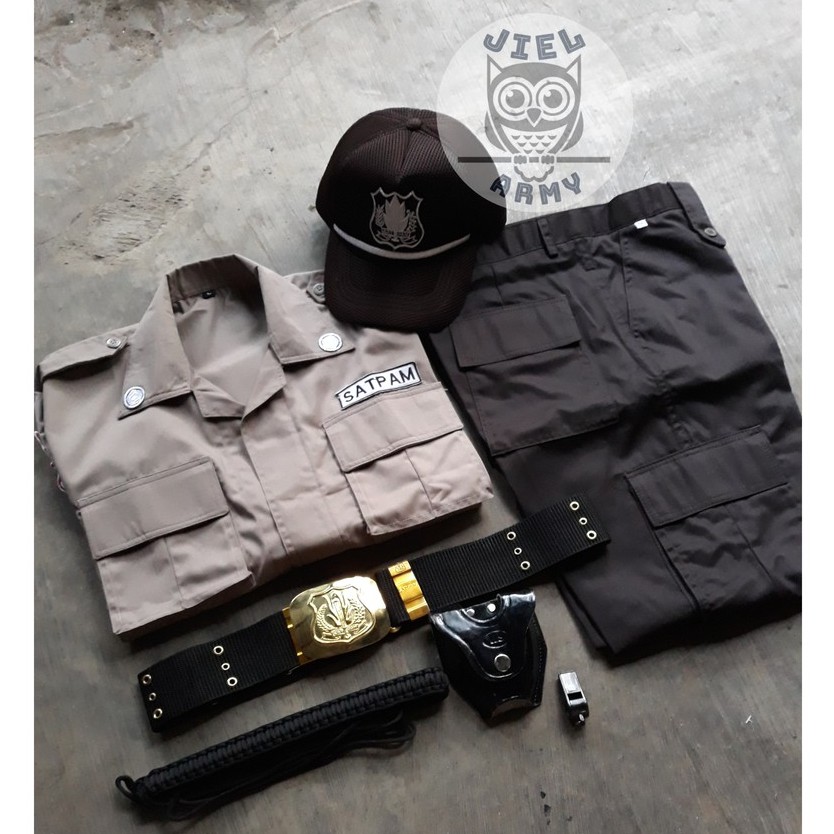 Jual Satu Set Seragam SECURITY Lengkap Seragam PDL Satpam | Shopee ...
