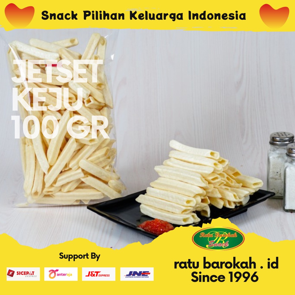 Jual Aneka Snack Jetset Keju 100 gr | Makanan Ringan Snack Stik Kentang ...